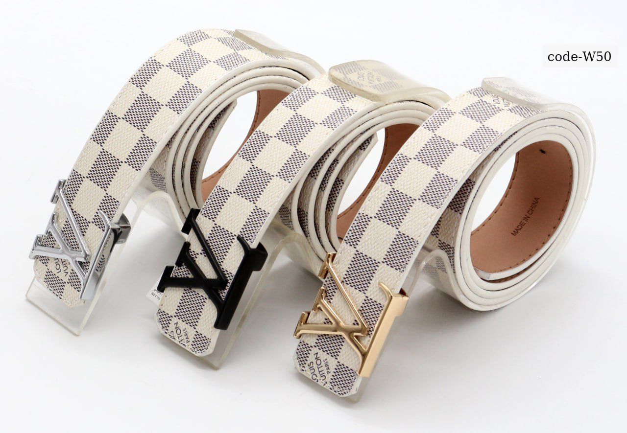 A new men’s leather belt with a distinctive and attractive design ...